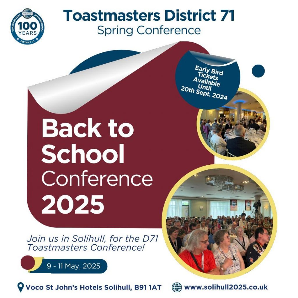 Events – Toastmasters UK North & Ireland